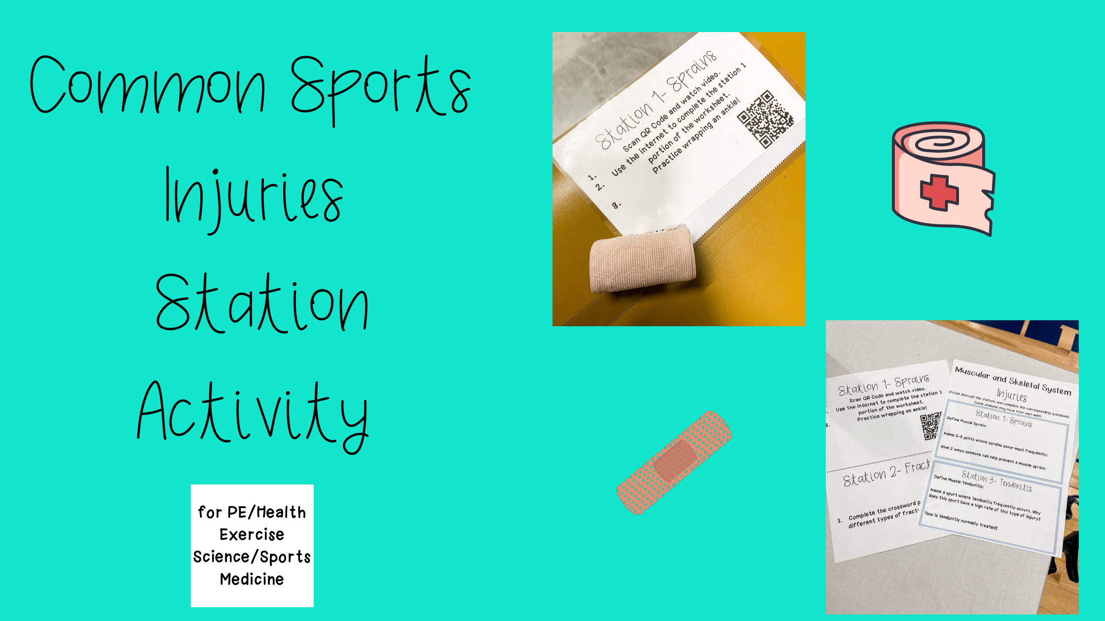 How I Used “Common Sports Injuries Station Activity” in My Classroom ...